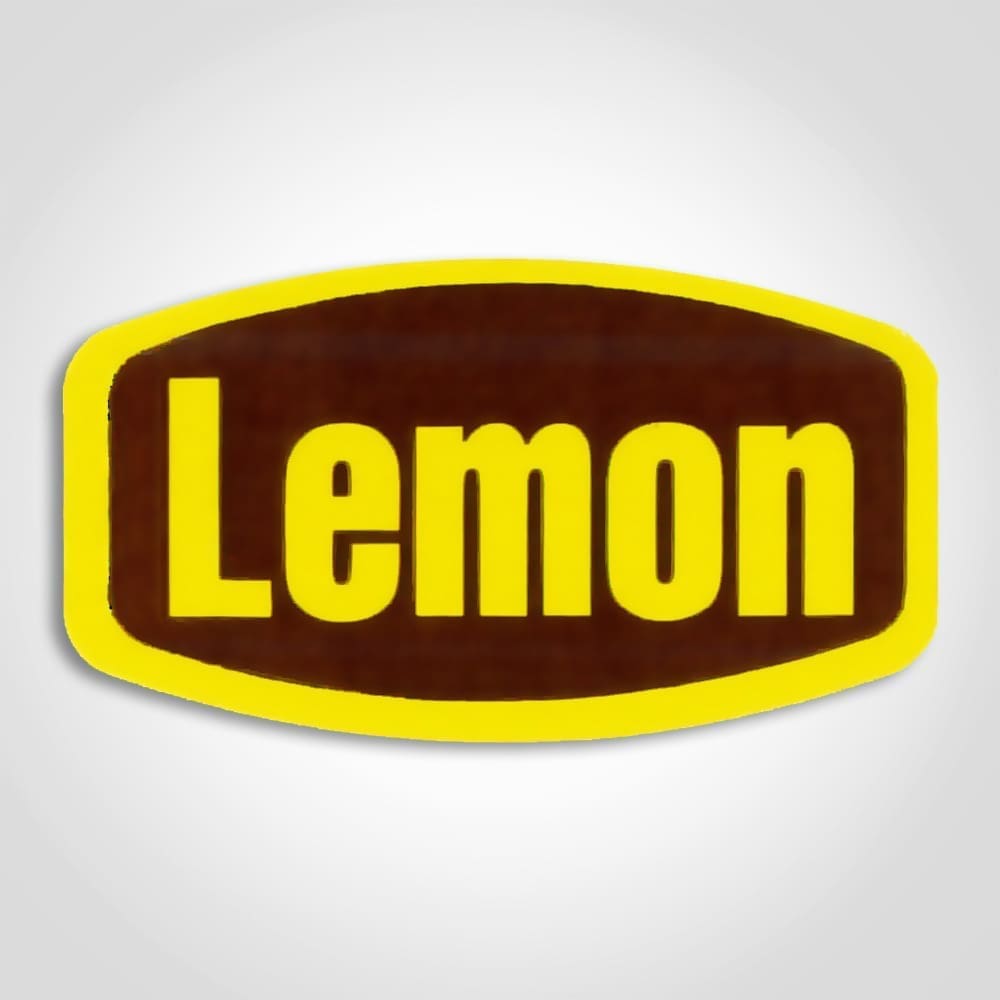 Lemon Label 1000 Stickers | Bakery Labels