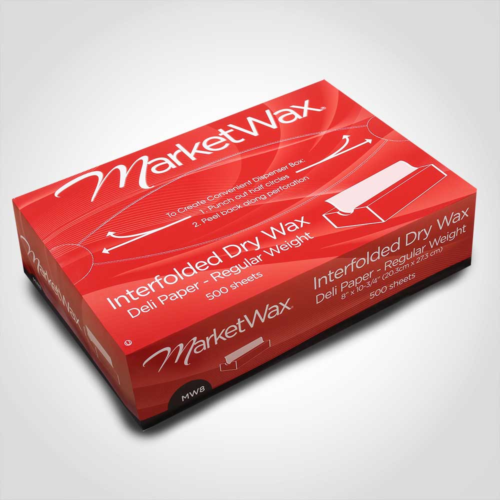 White Wax Tissues 8" x 10.75" - 500/case | Wax Tissue