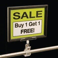 Sign Holders | Sign Clip 4 x 2 Holds, tilts and rotates