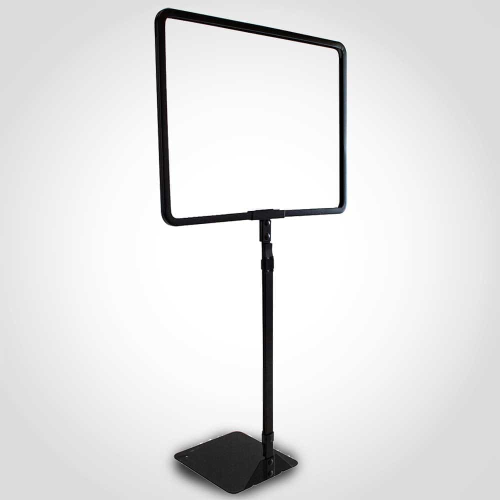 Black Sign Frame with Metal Adjustable Stand - 11" x 14"