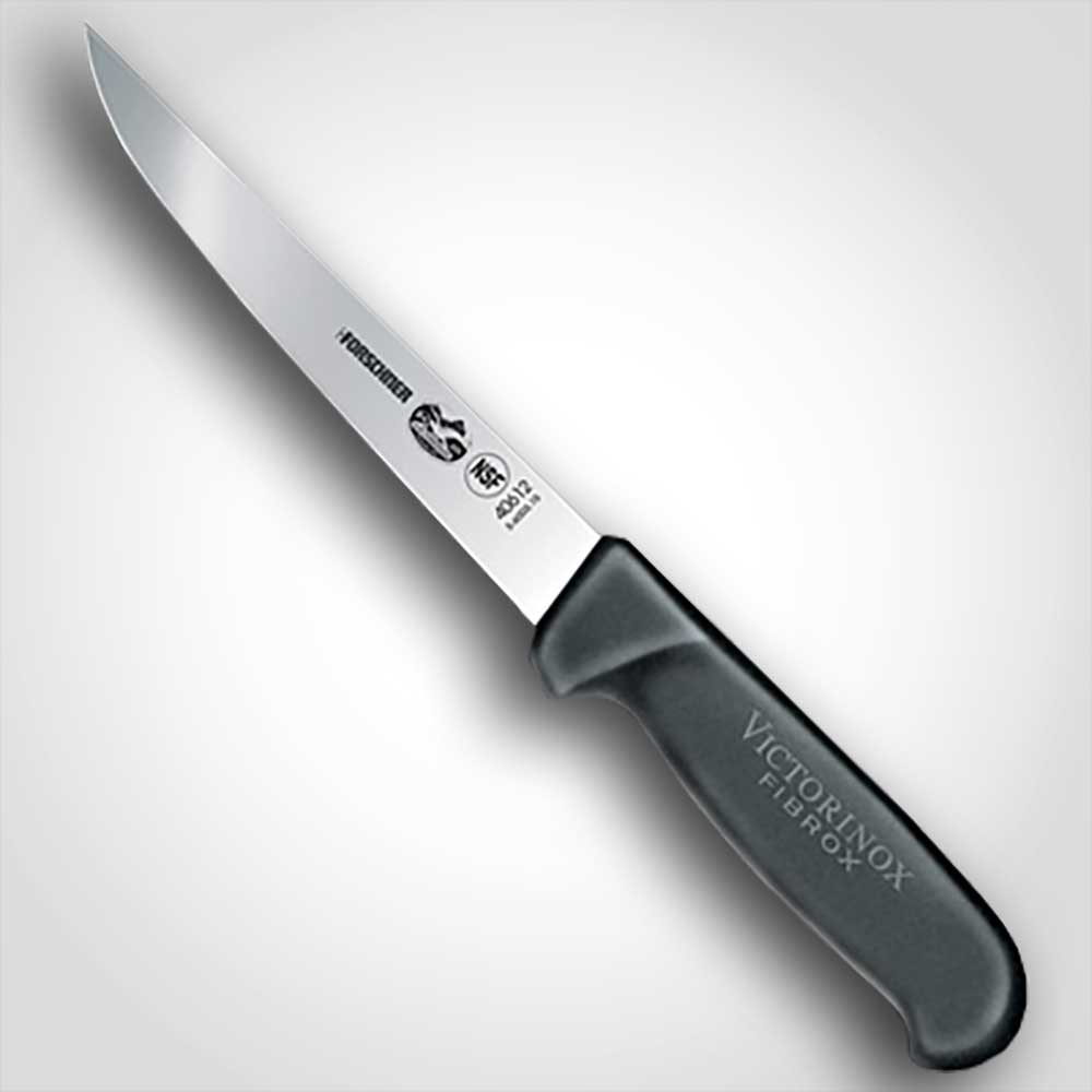 6" Wide Straight Knife, Stiff Heavy | Butcher Knives