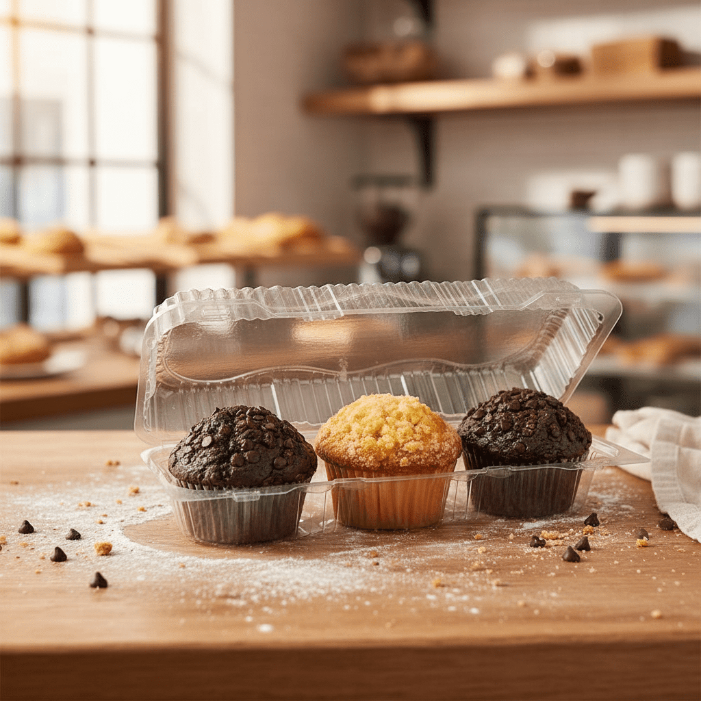 3 Count Muffin Clamshell - 300/case