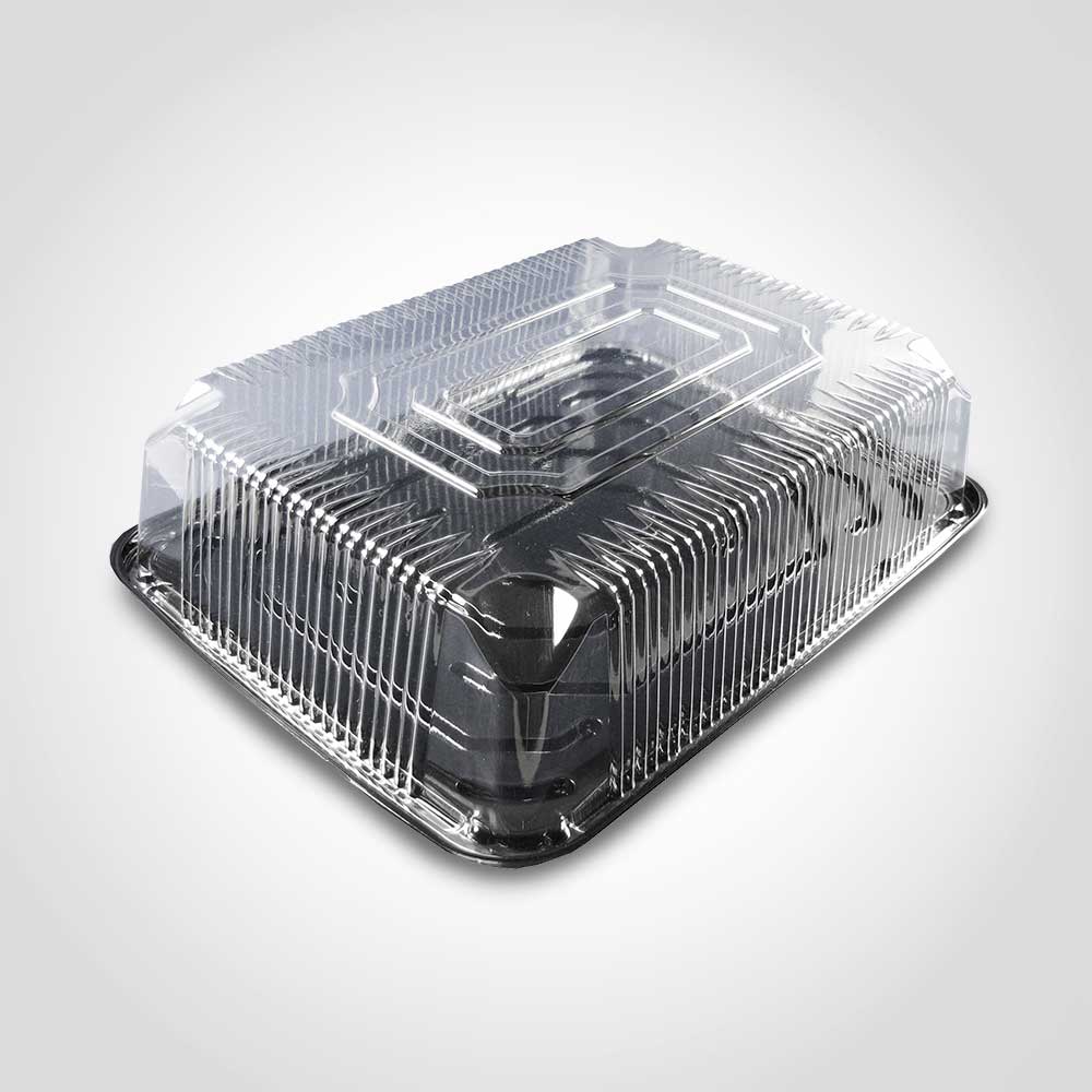 Quarter Sheet Cake Container with Low Dome Lid - 80/case