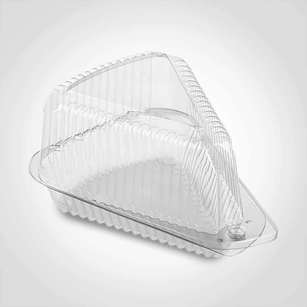 Polar Pak Single Serve Hinged Pie Container - Medium