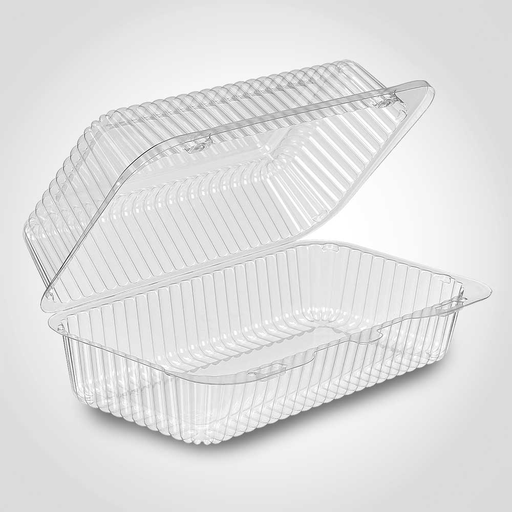 Loaf Clamshell 60oz rectangular footprint - 500/cs