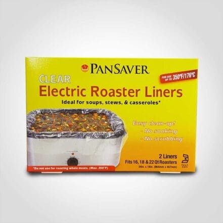 Pan Liner | Pansaver Electric Roaster Liners Cardboard Display