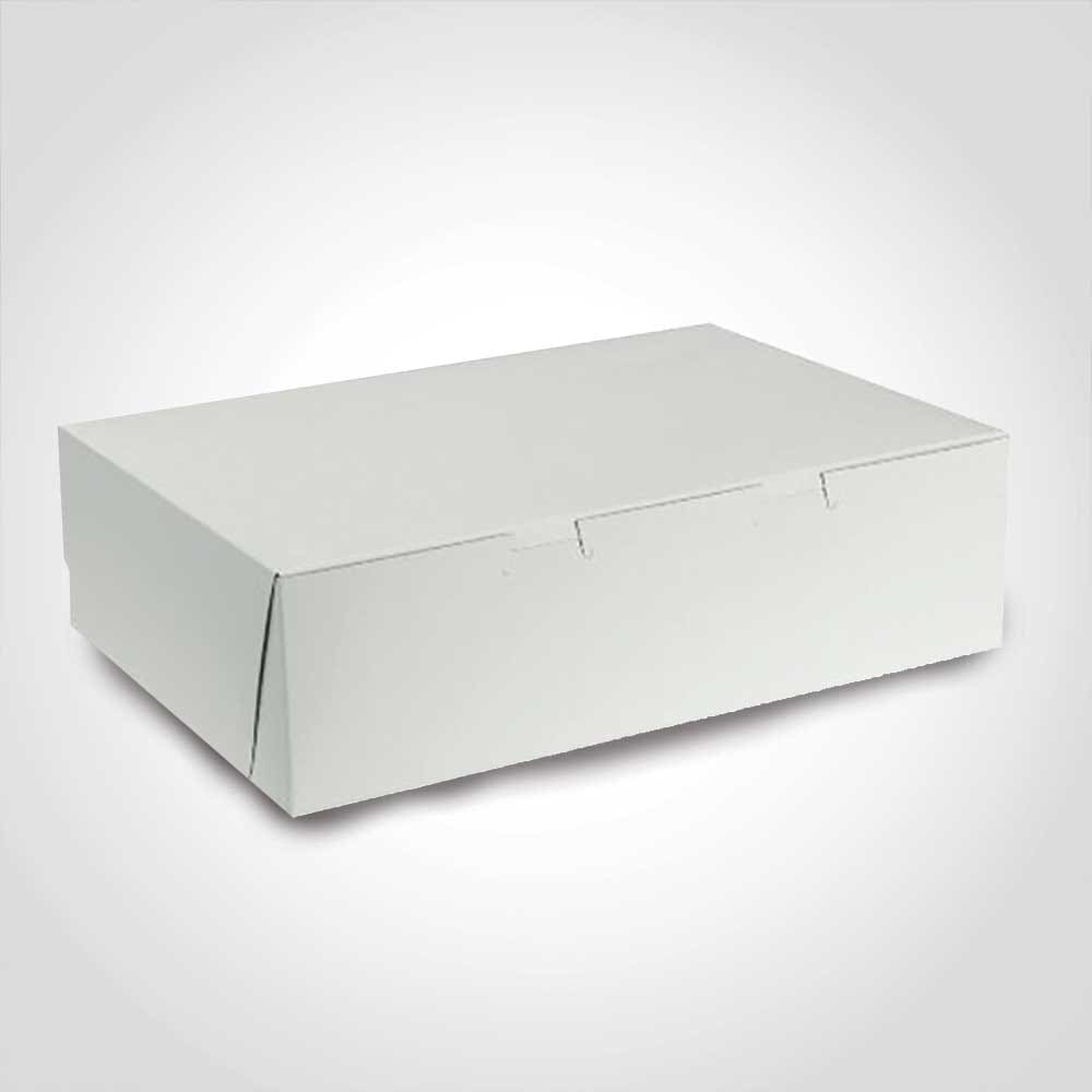Half Sheet White Cake Box 19x14x4" - 50/case | Bakery Boxes