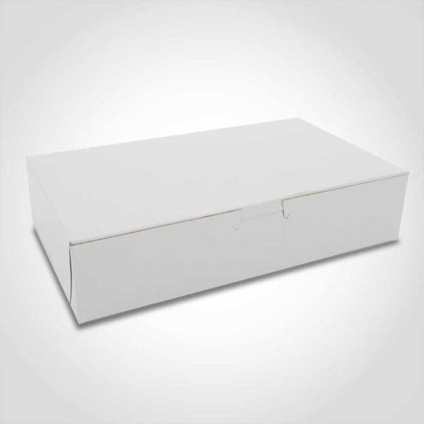 White Sheet Cake Box 10 x 6 x 2.25 in - Brenmarco.com