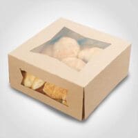 9 inch Pie Box with Window 9 x 9 x 2.5 in - Brenmarco.com