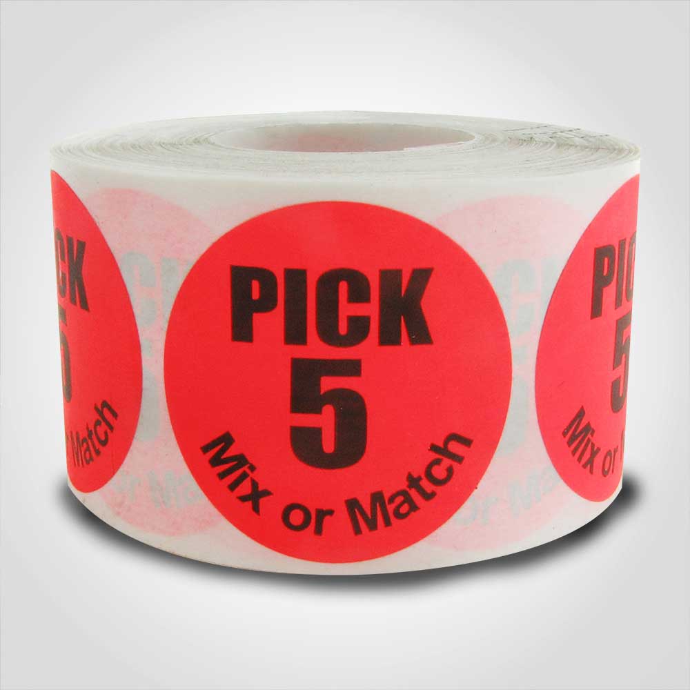 Pack 5 Mix or Match Label | 500 Stickers - Brenmarco.com