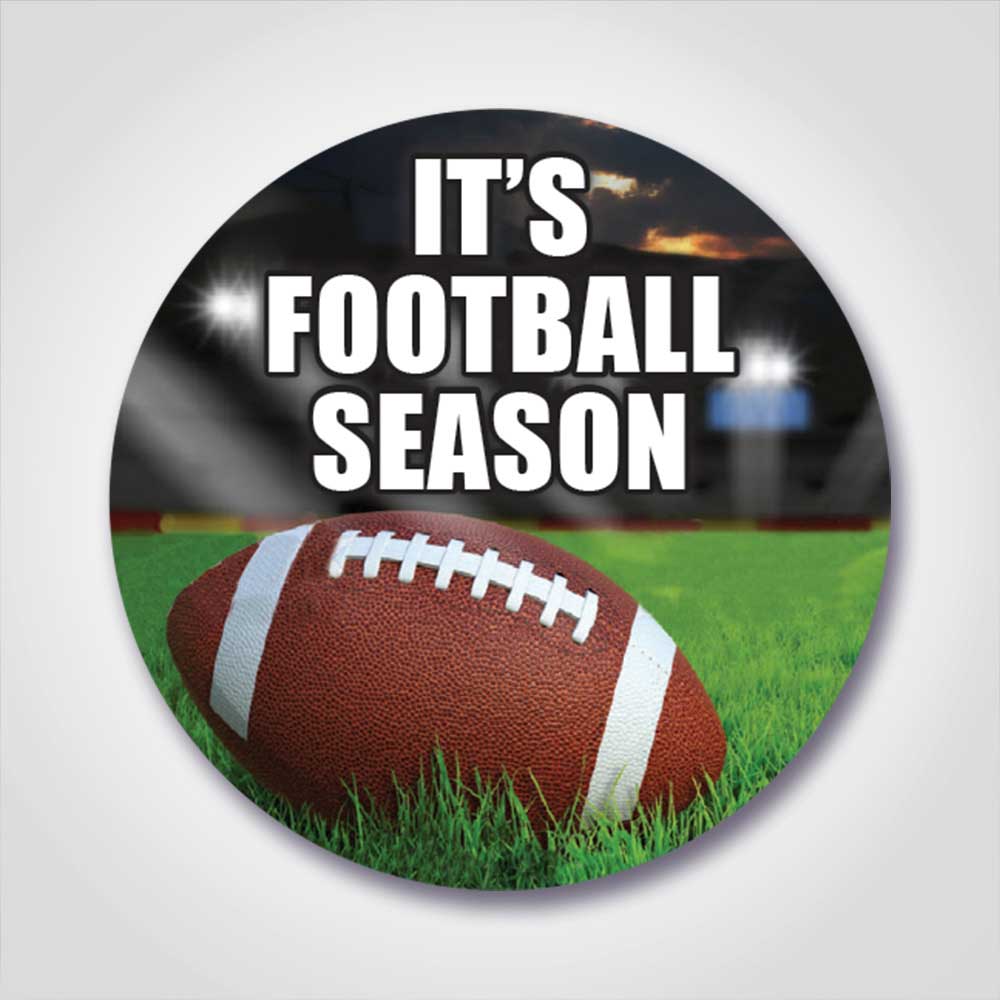Supermarket Labels | Its Football Season Label - Roll of 250