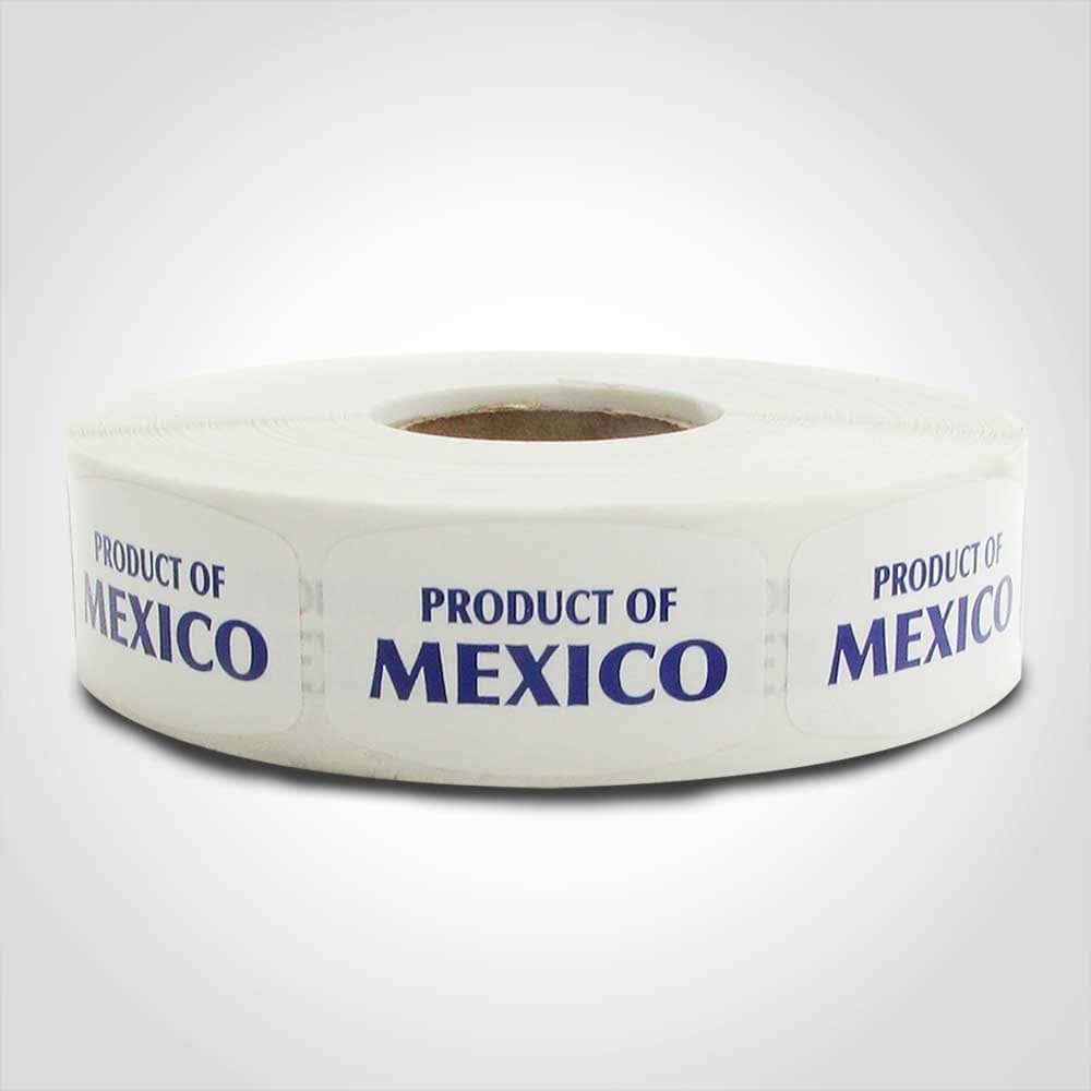 Product of the Mexico Label – 1,000 Stickers per Roll