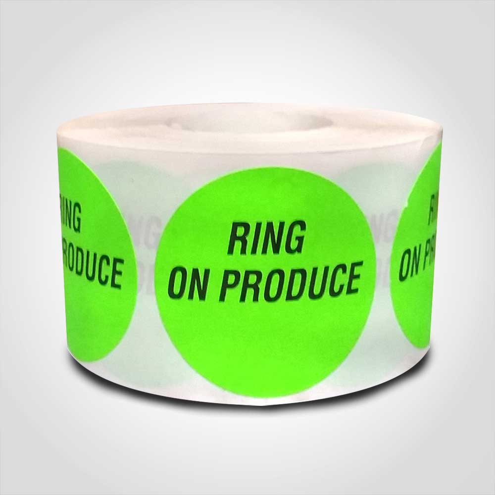 Ring On Produce Label - 500 Stickers | Produce Labels