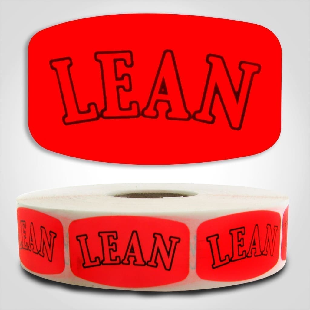 Lean Label - 1000 Stickers | Butcher Labels