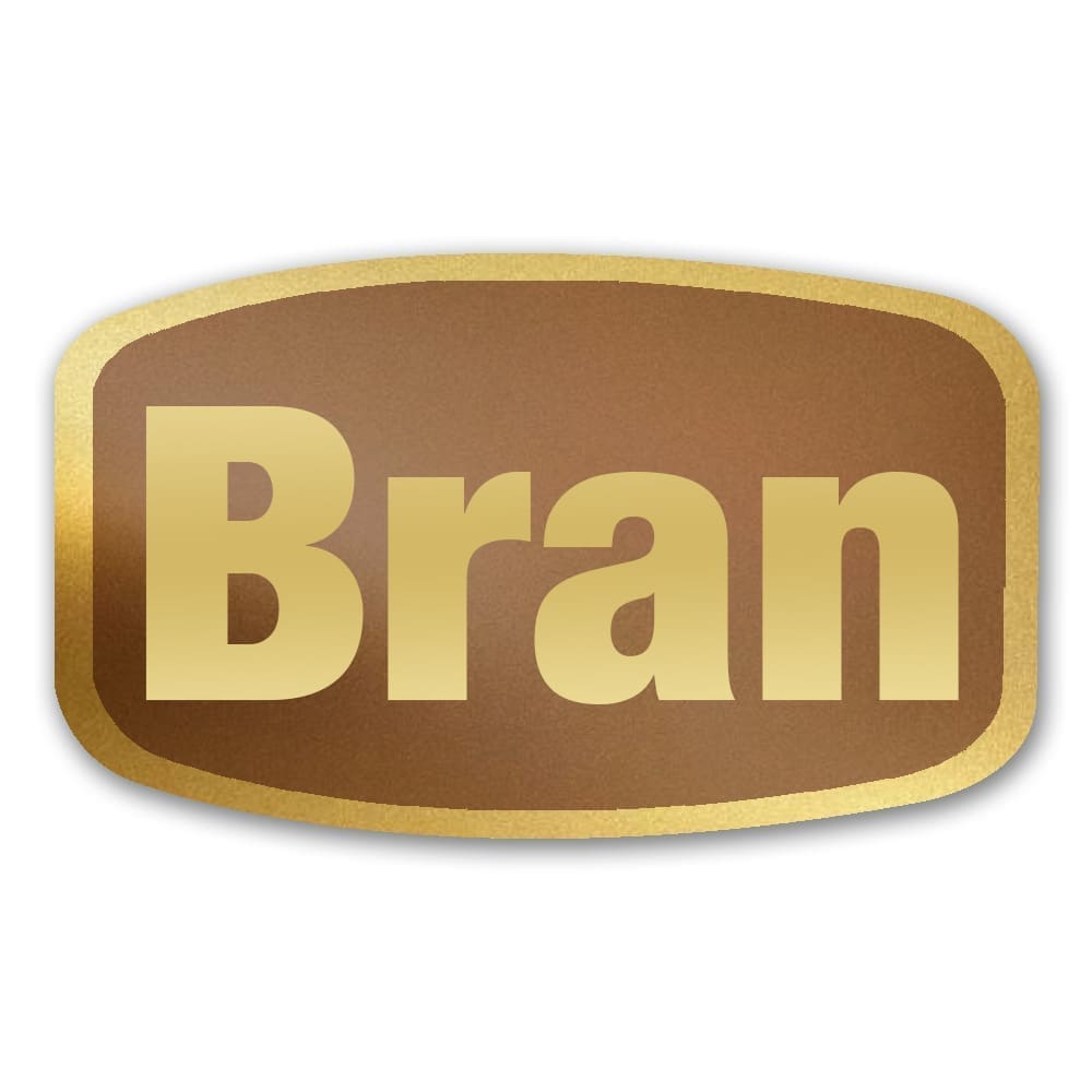 Bran Label - 1000 Stickers | Bakery Labels