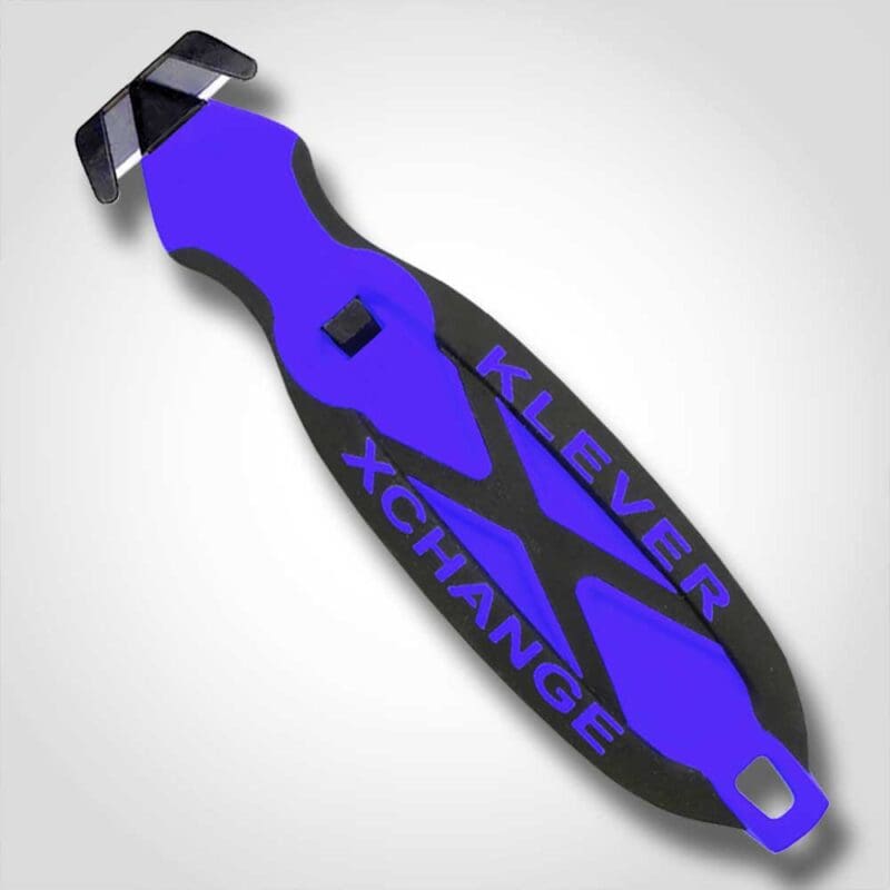 Box Cutters | X-Change Blue Safety Cutter with Tape Splitter