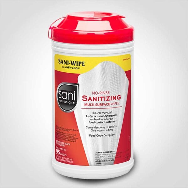 Surface Sanitizing Wipes | Sani Wipes for surfaces dispensing tub