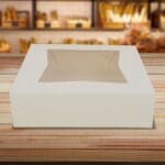 9 inch Pie Box with Window 9 x 9 x 2.5 in - Brenmarco.com