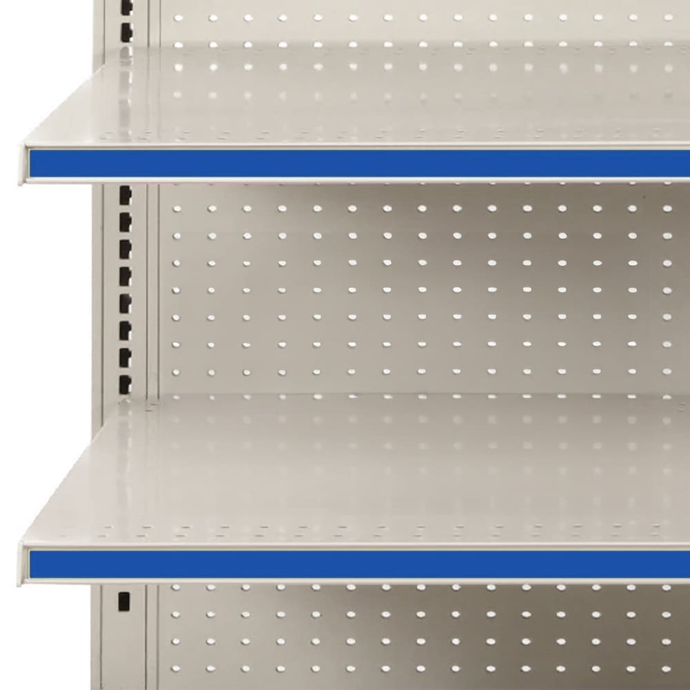 Blue Molding Strips for Shelf Labeling | Retail Display Solutions