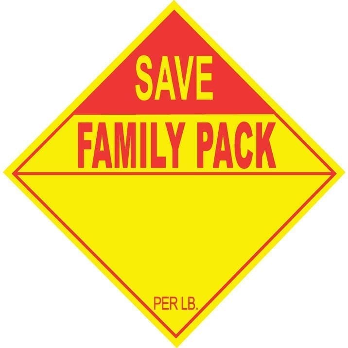 Family Pack Save Labels – 500 Stickers per Roll | Brenmarco