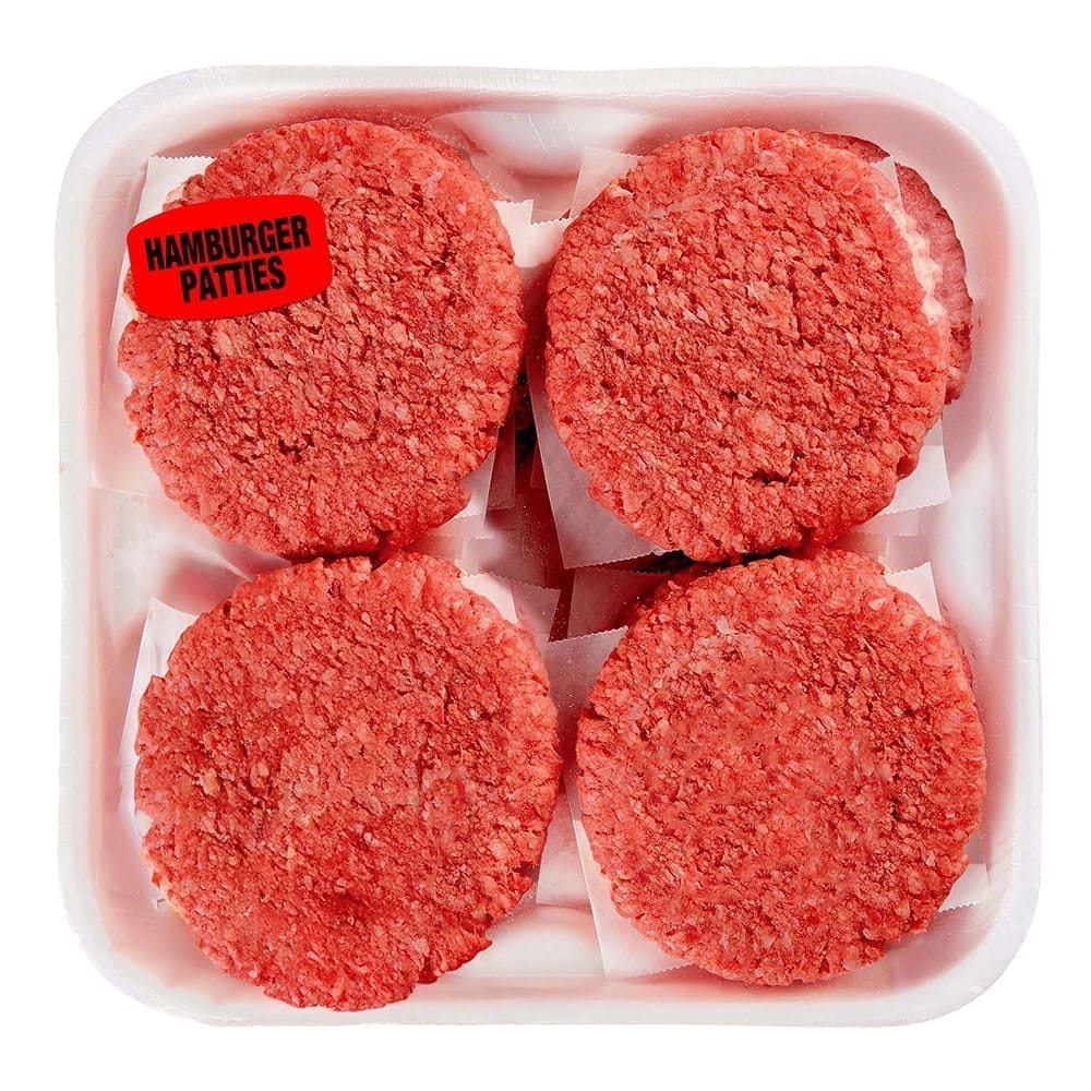 Hamburger Patties Label - 1000 Stickers | Butcher Labels