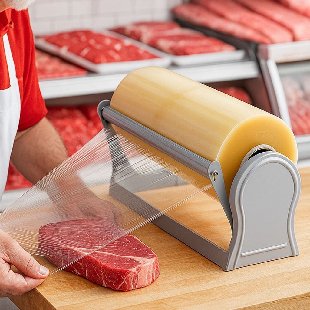 18″ Dual Layer Stretch Meat Film – Butcher-Grade 5,000' Roll