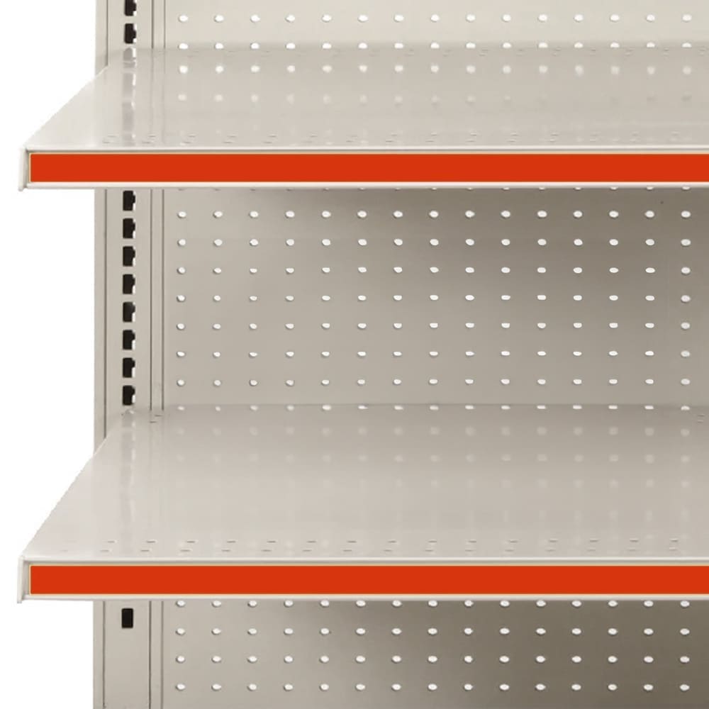 Red Molding Strips for Shelf Labeling | Retail Display Solutions