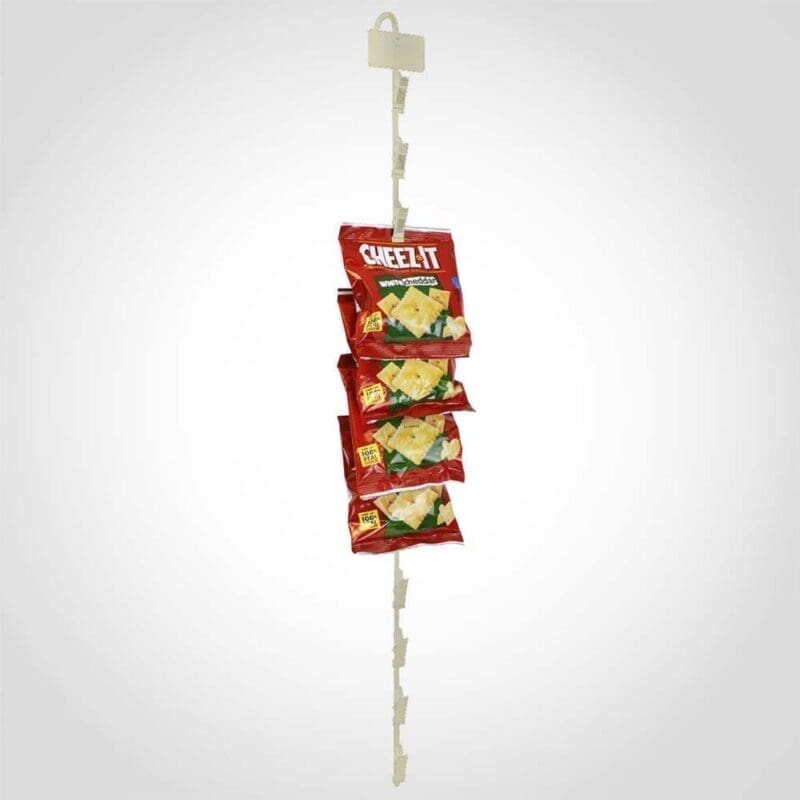 Metal Merchandising Display Strips with 12 Stations - 25PK