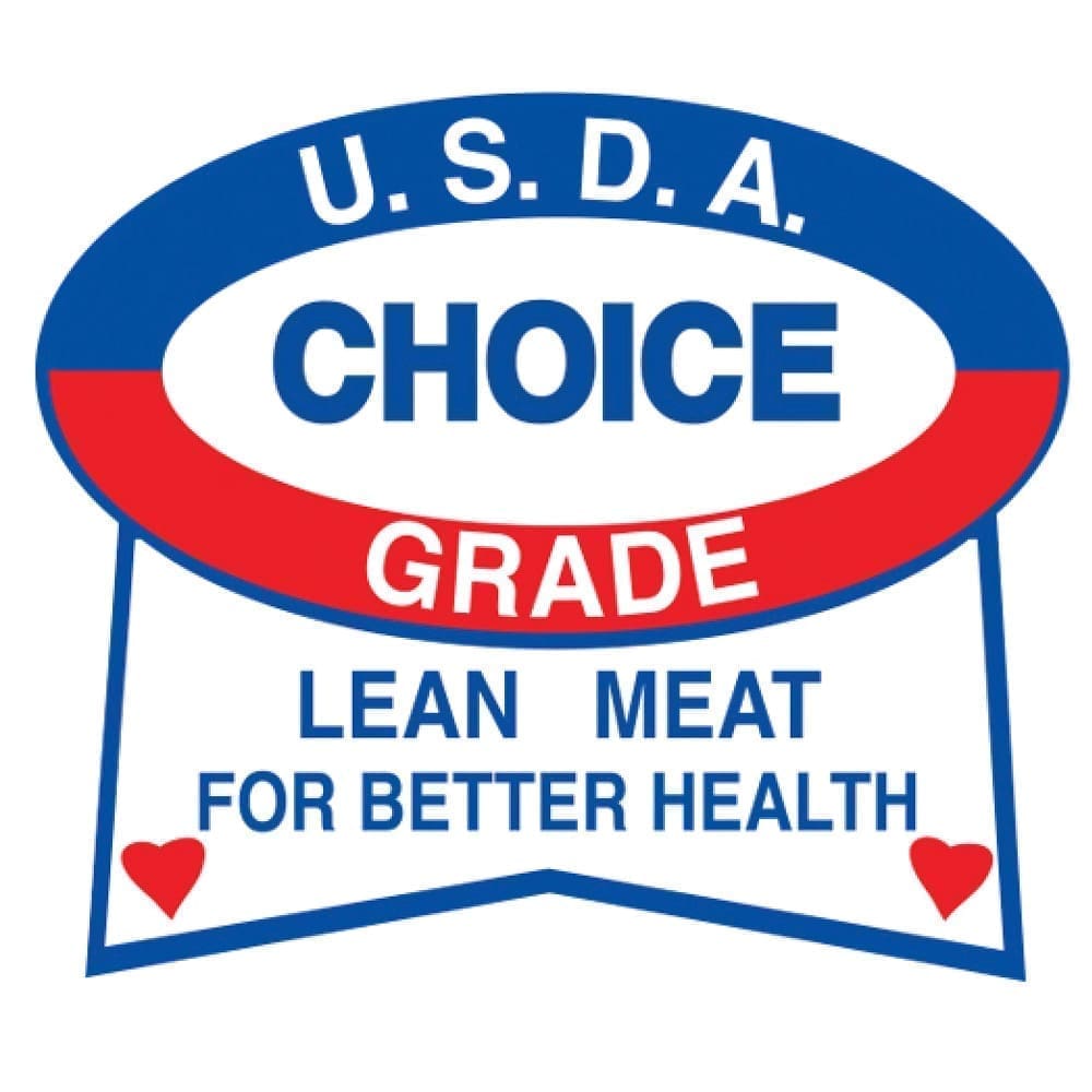 USDA Choice Lean Meat Label - 500 Stickers | Butcher Labels