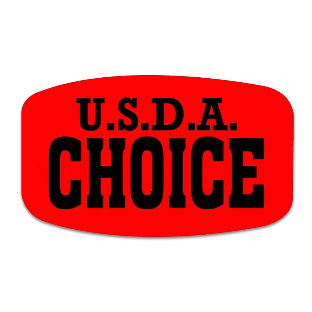 USDA Choice Label - 1000 Stickers | Butcher Labels