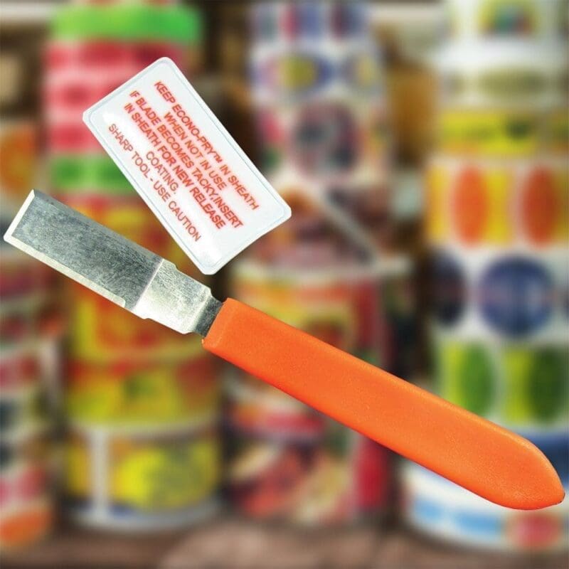 Metal Label Remover with orange plastic handle - Brenmarco.com