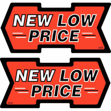 Store Signs | Please Use Next Register Easel Sign in Blue with white print