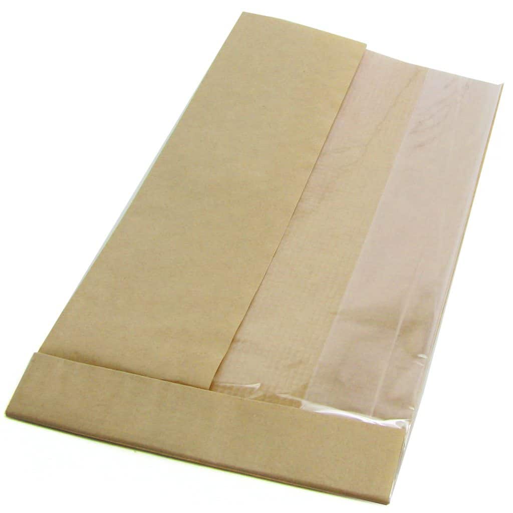 Deli Bags | Sandwich Bag Kraft with Window for Medium Round