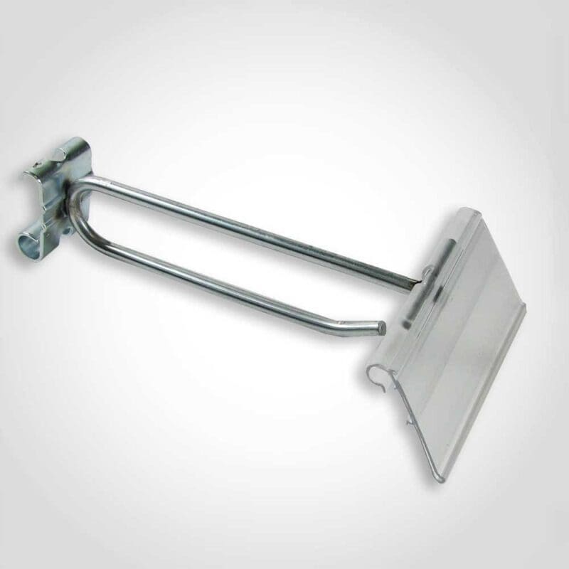 Retail Shelf Peg Hooks | 4 inch Crossbar Flip Scan Hook