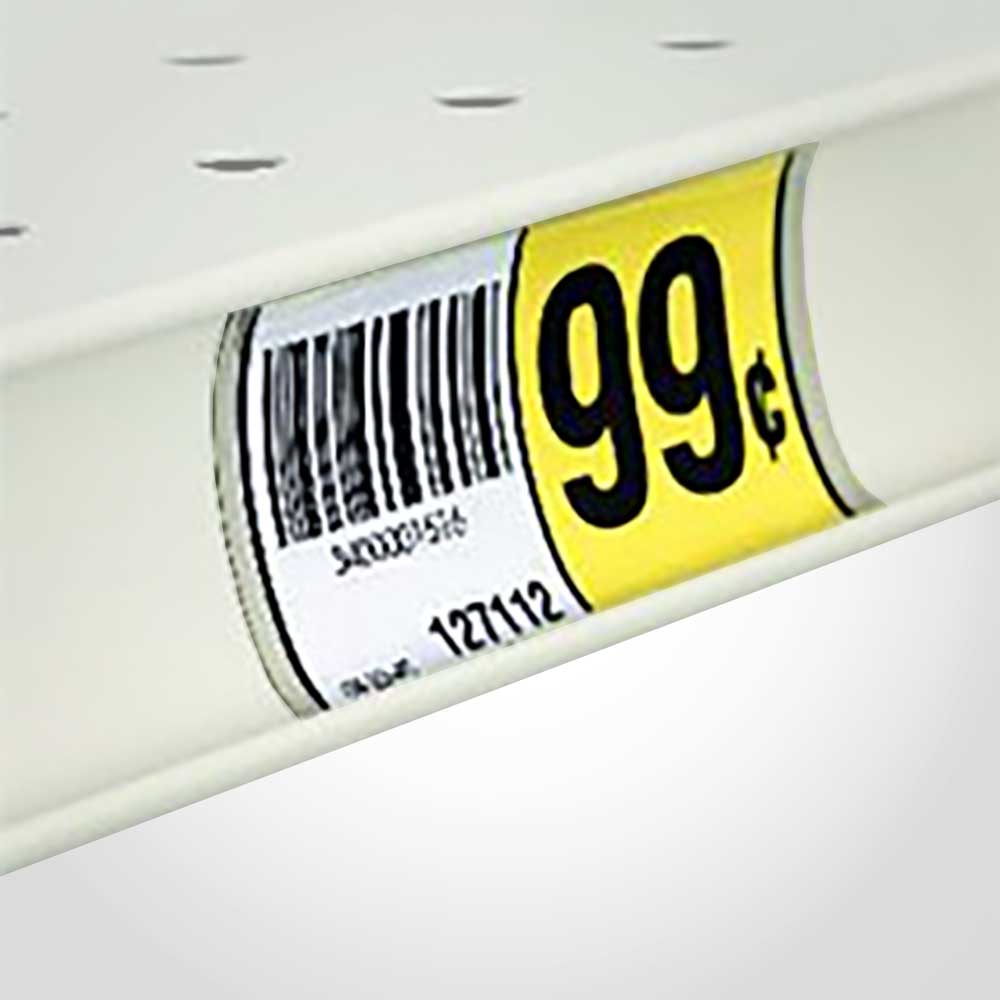 Clear Shelf Chips 1.25" x 2.125" | Price Channel