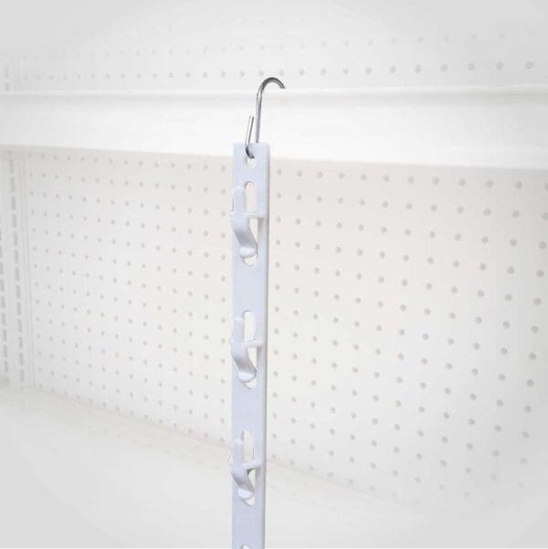 6 Station Double Duty Merchandising Strip - Plastic Merchandiser