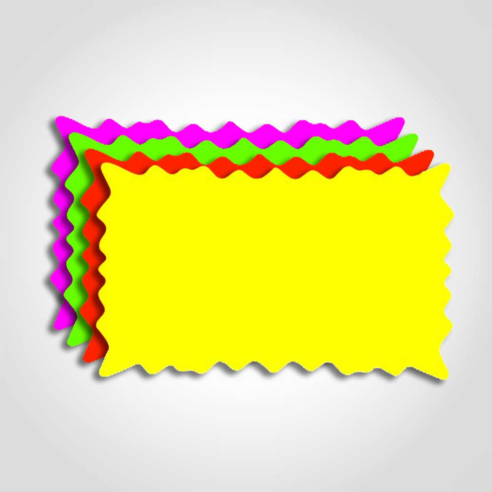 Ultra Burst Sign Card 3" x 5" - 100/pkg | Sign Cards