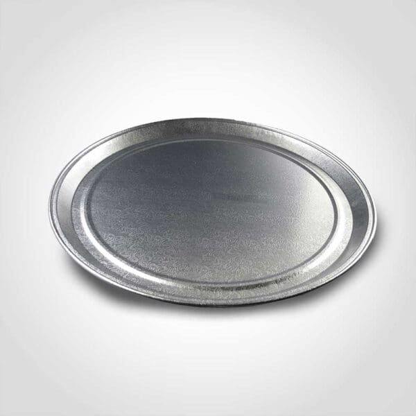 12 inch Aluminum Party Tray flat-base - Brenmarco.com