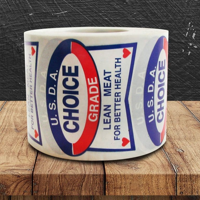 USDA Choice Label | 500 Stickers - Brenmarco.com