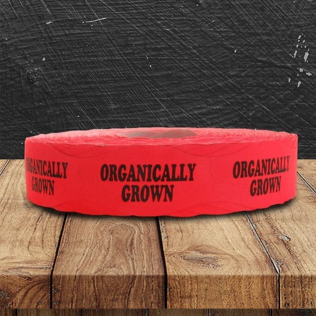 Organically Grown Label | 1000 stickers - Brenmarco.com