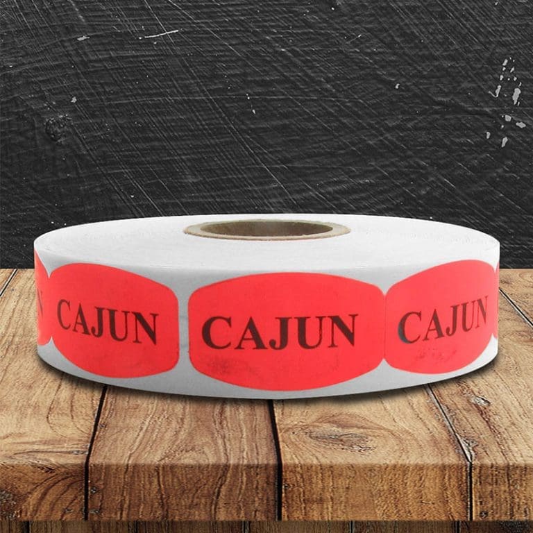 Cajun Labels | 1000 Stickers - Brenmarco.com