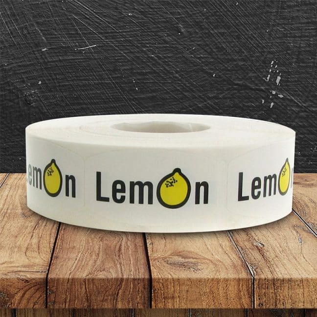 Lemon Labels | 1000 stickers - Brenmarco.com
