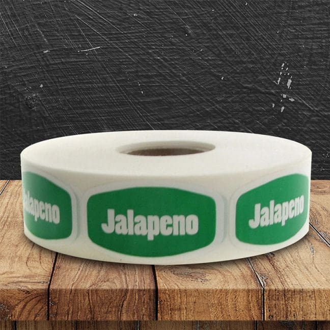 Jalapeno Labels | 1000 Stickers - Brenmarco.com