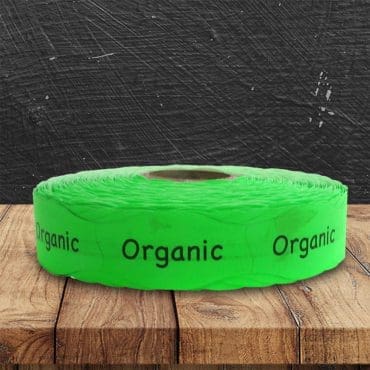 Organic Green Day|Glo Labels | 1000 Stickers - Brenmarco.com