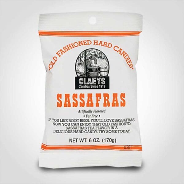 Claeys Sassafras Candy Old Fashioned Hard Candy - 24PK