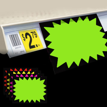 Store Signs | Please Use Next Register Easel Sign in Blue with white print