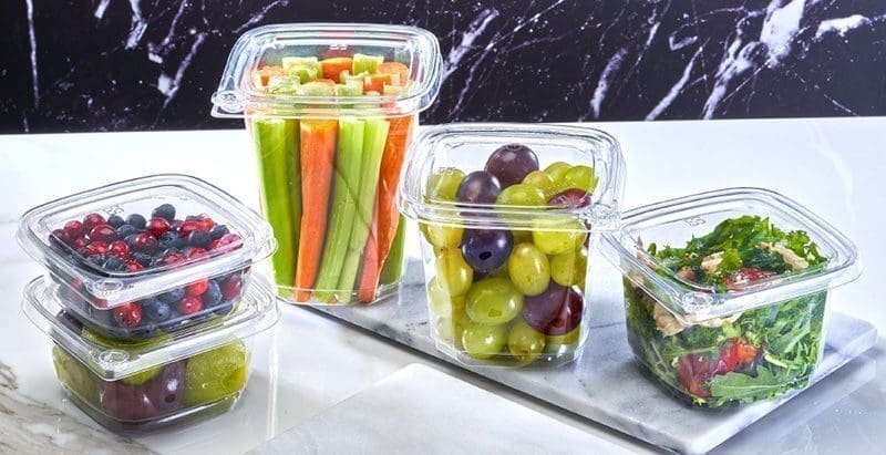 Square 24oz Deli Container - Tamper Evident | 500 PACK