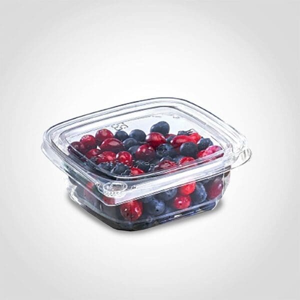 8 oz Square Deli Container Tamper Evident | 500 pack - Brenmarco