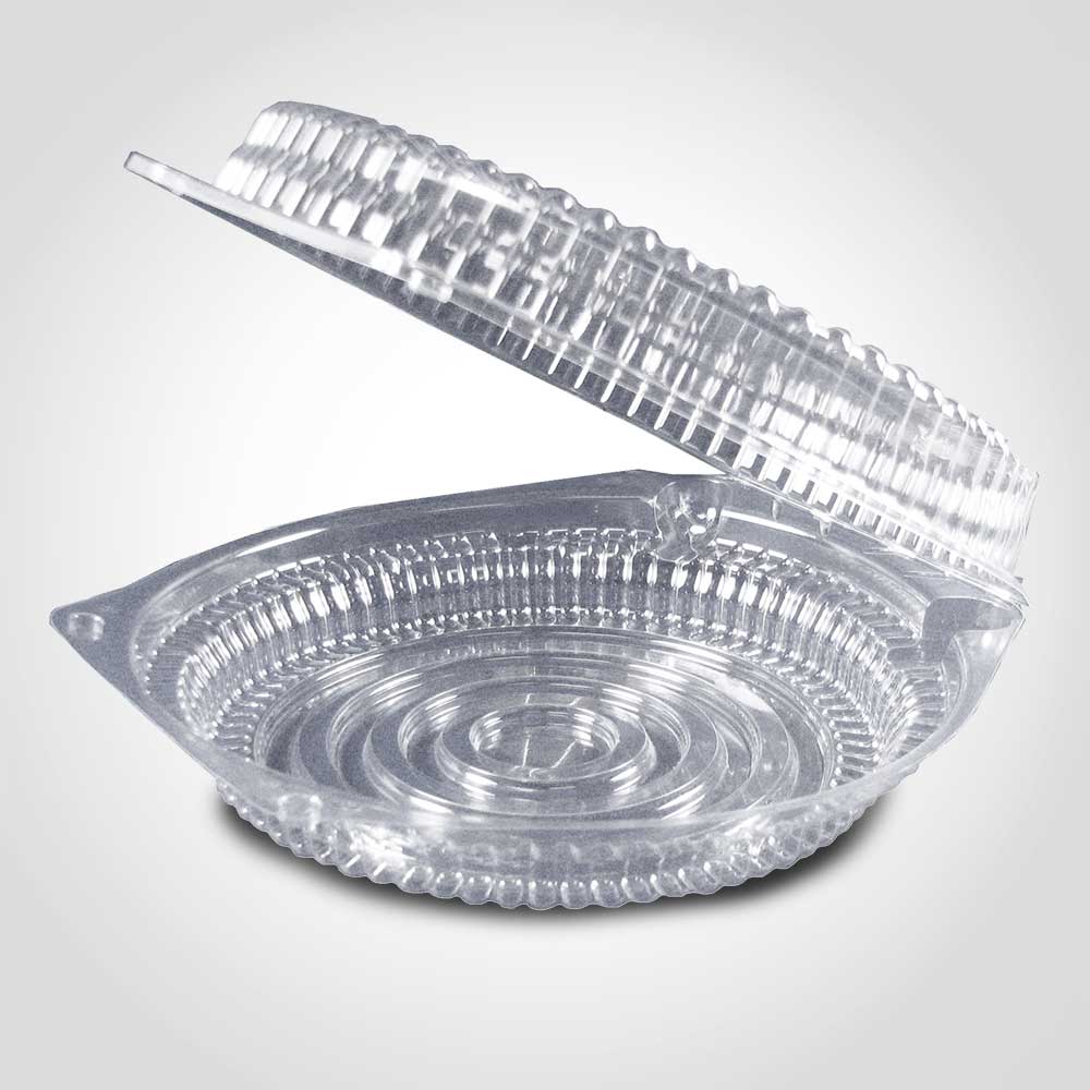 8" Shallow Pie Clamshell PET - 200/case | Pie Boxes