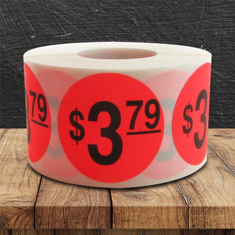 Supermarket Labels | $9.99 Pricing Labels - Roll of 500
